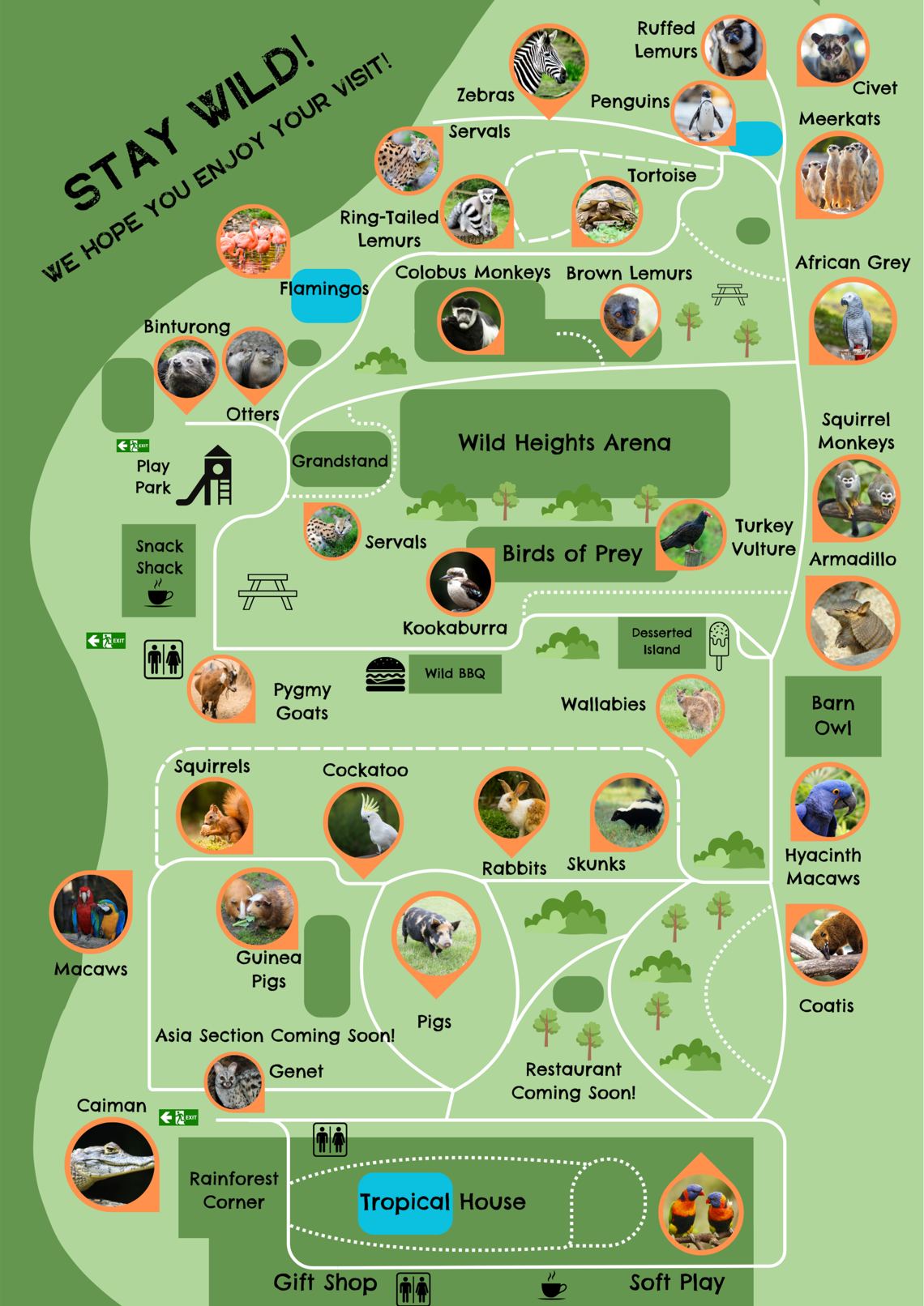 Zoo map